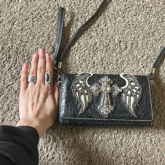 Accessories | Y2k Cross Bling Bagwallet | Poshmark